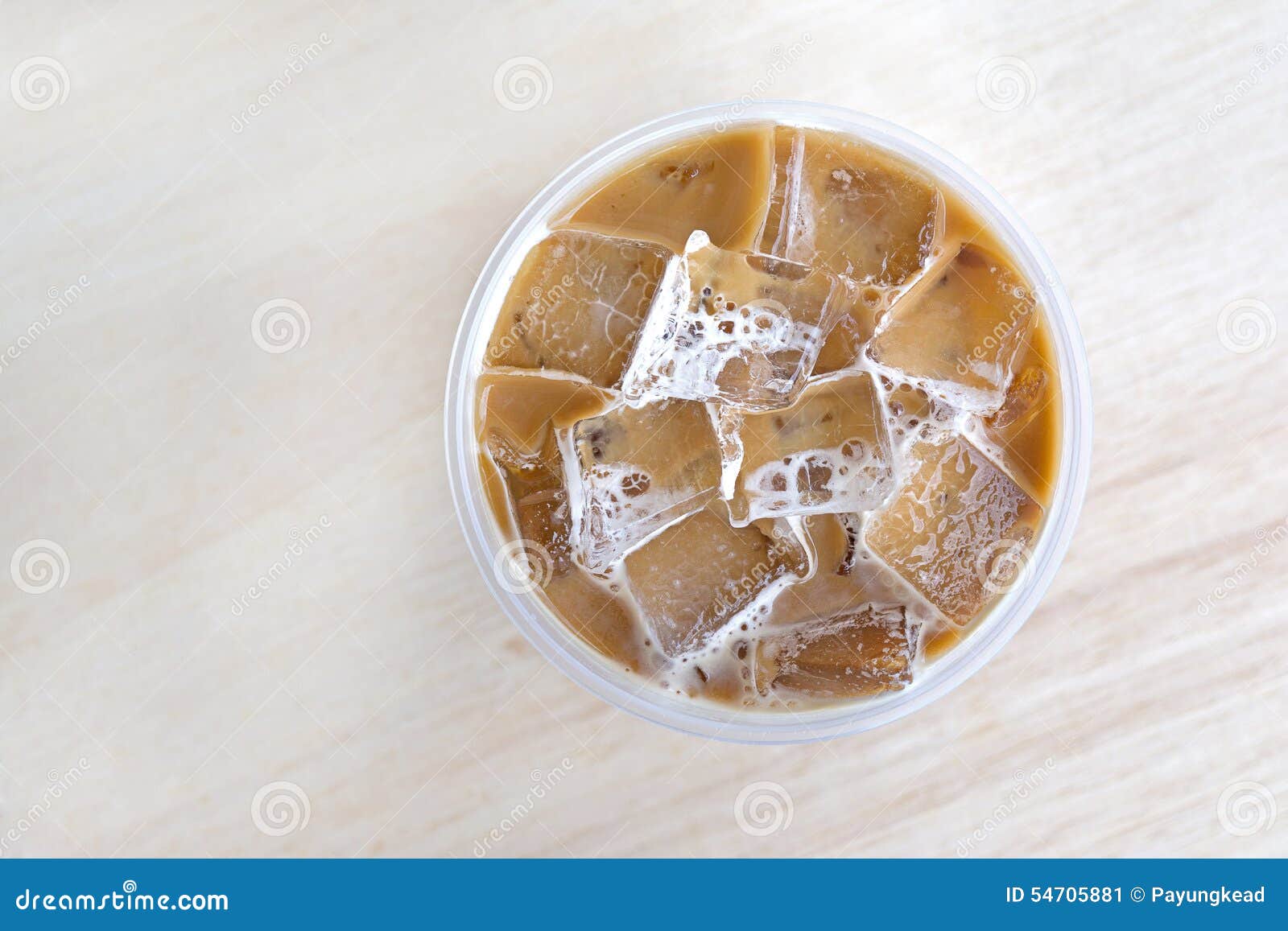 Top view cold coffee drink stock image. Image of delicious - 54705881