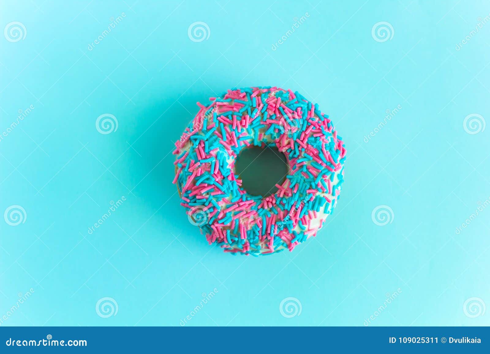 Top view colorful donut stock image. Image of glazed - 109025311