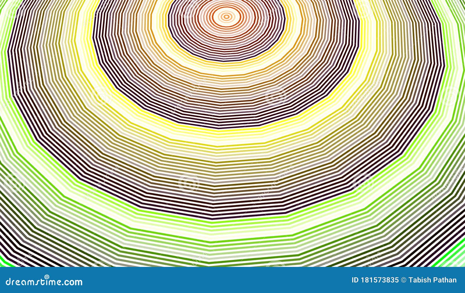 Top View of Colorful Shades Emerging from Top of Image Stock Image ...