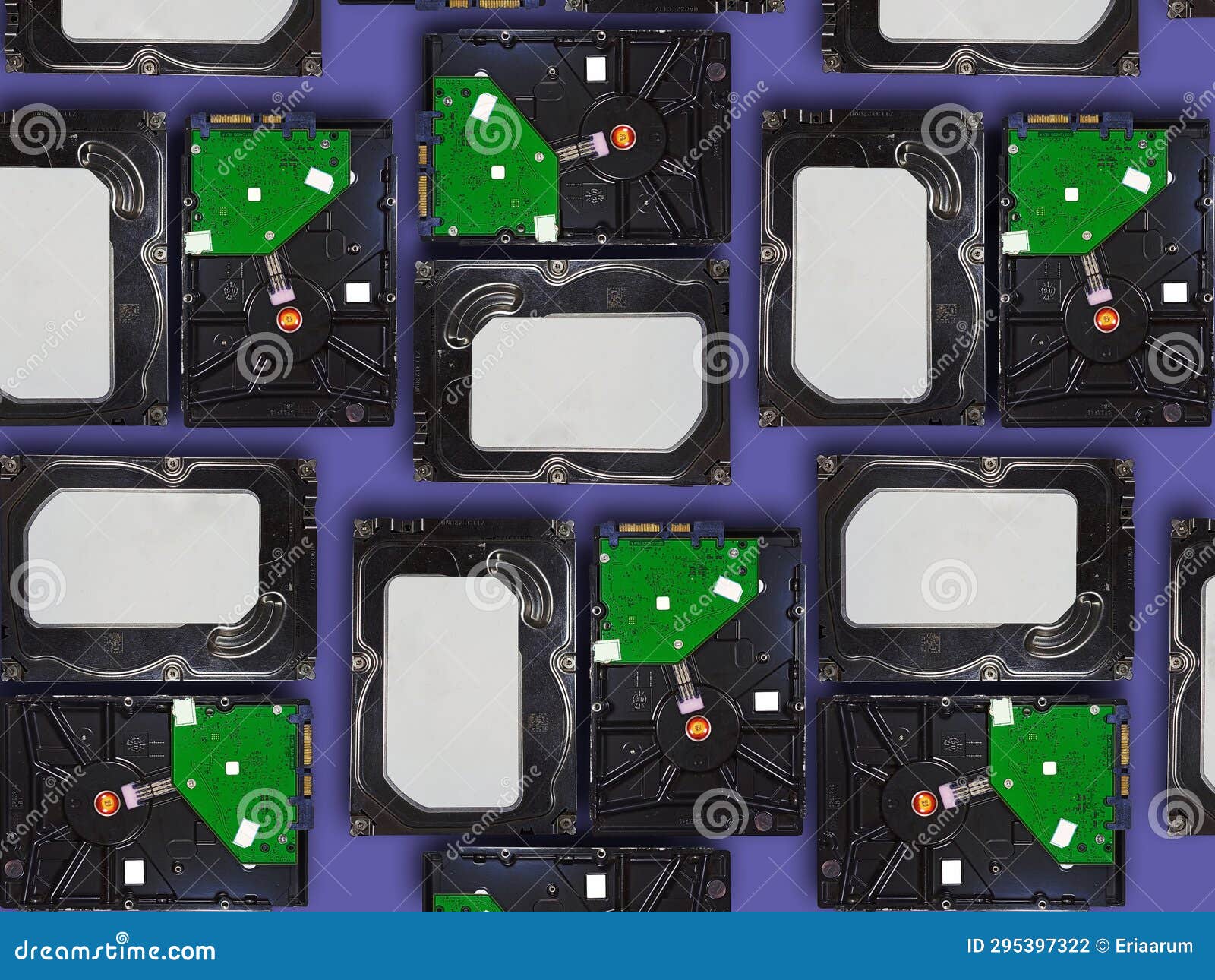 Computer hard drives stock photo. Image of multimedia - 295397322