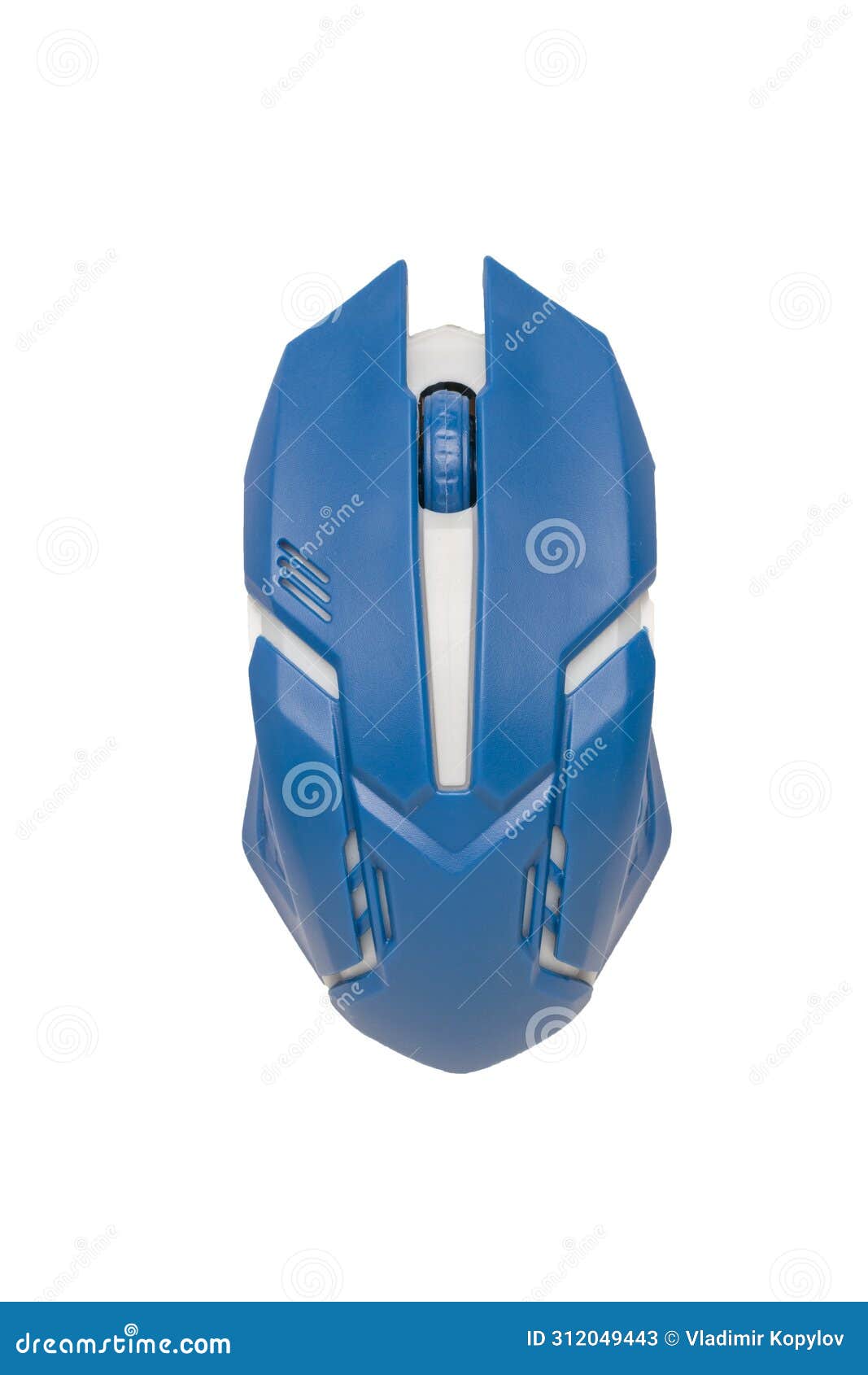 Top View of a Computer Mouse Isolated on White Stock Image - Image of ...