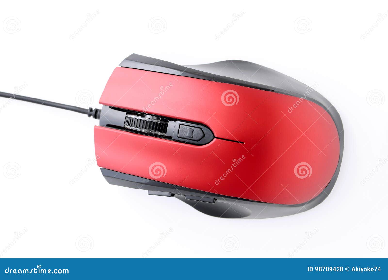 Top view of computer mouse stock photo. Image of black - 98709428