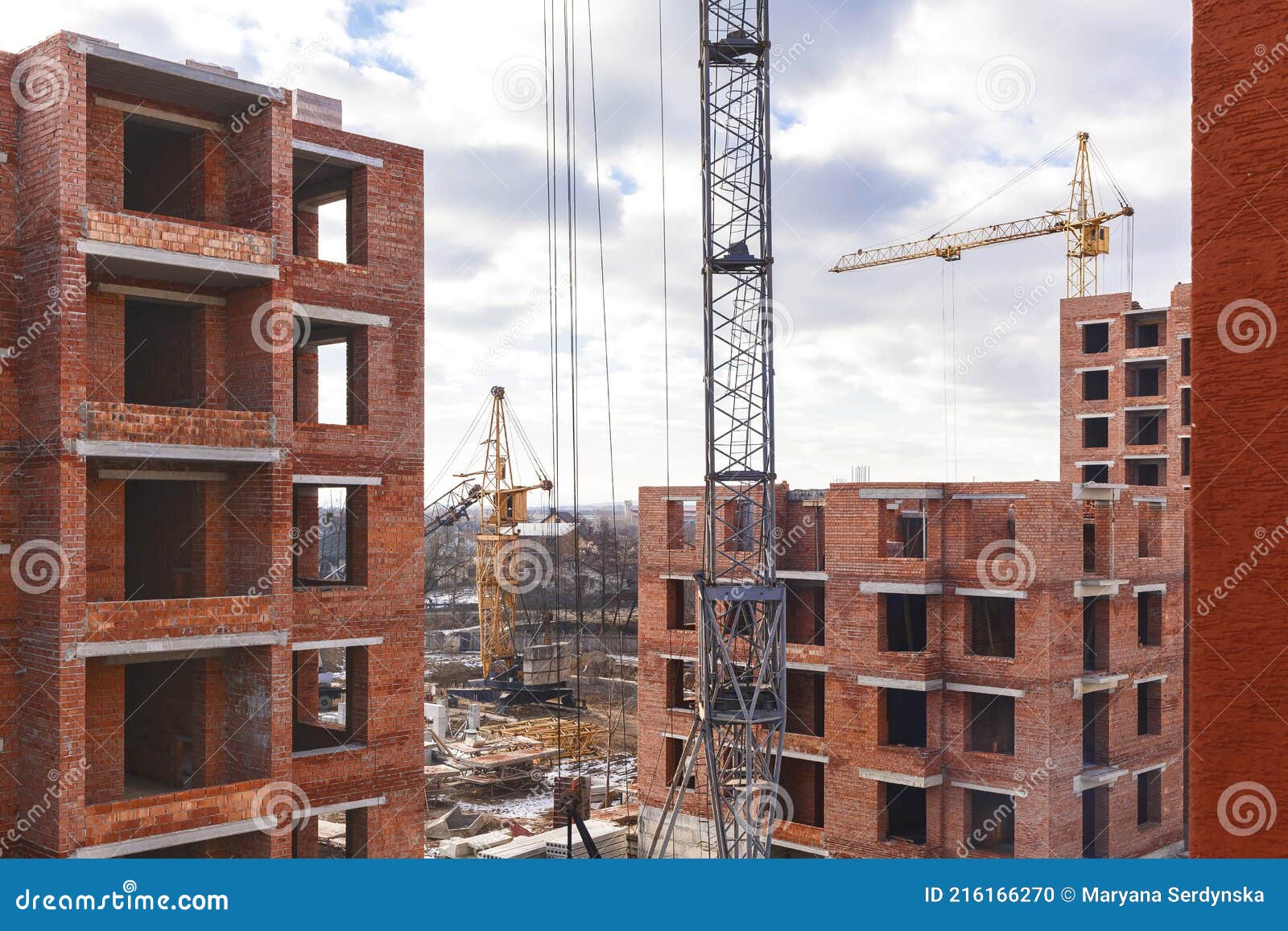 Top View of the Construction Site. Stock Photo - Image of engineering ...