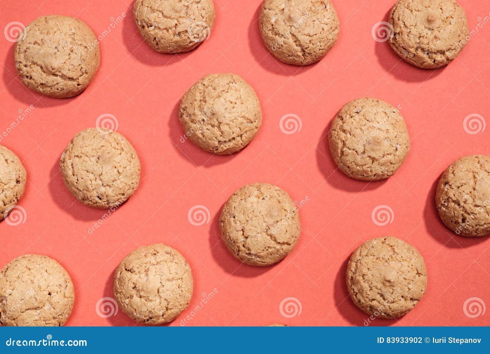 Top View of Cookies Biscuits Stock Photo - Image of delicious, dessert ...