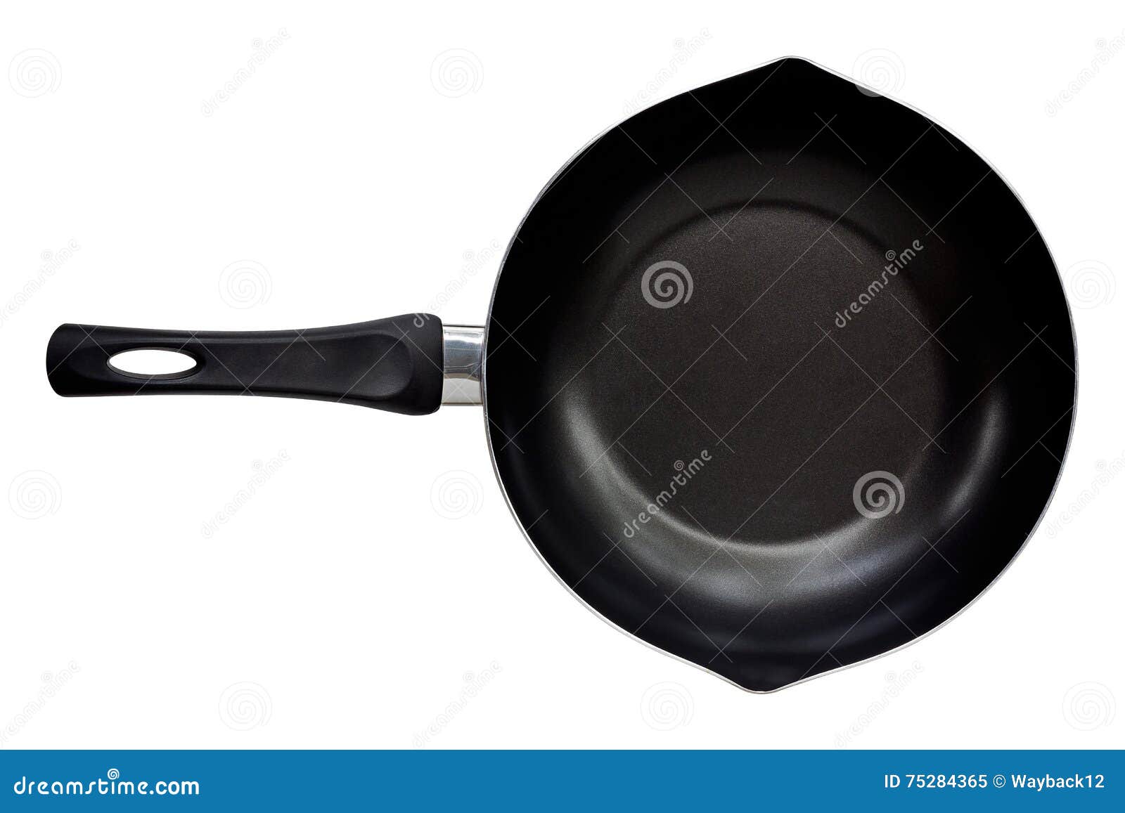Top View Cooking Pan stock image. Image of saucepan, frying - 75284365