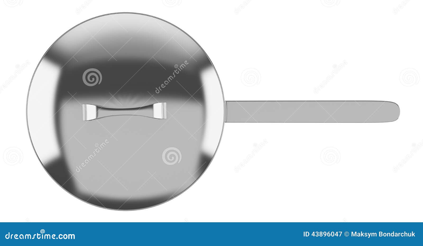 Top View of Cooking Pan Isolated on White Stock Illustration ...