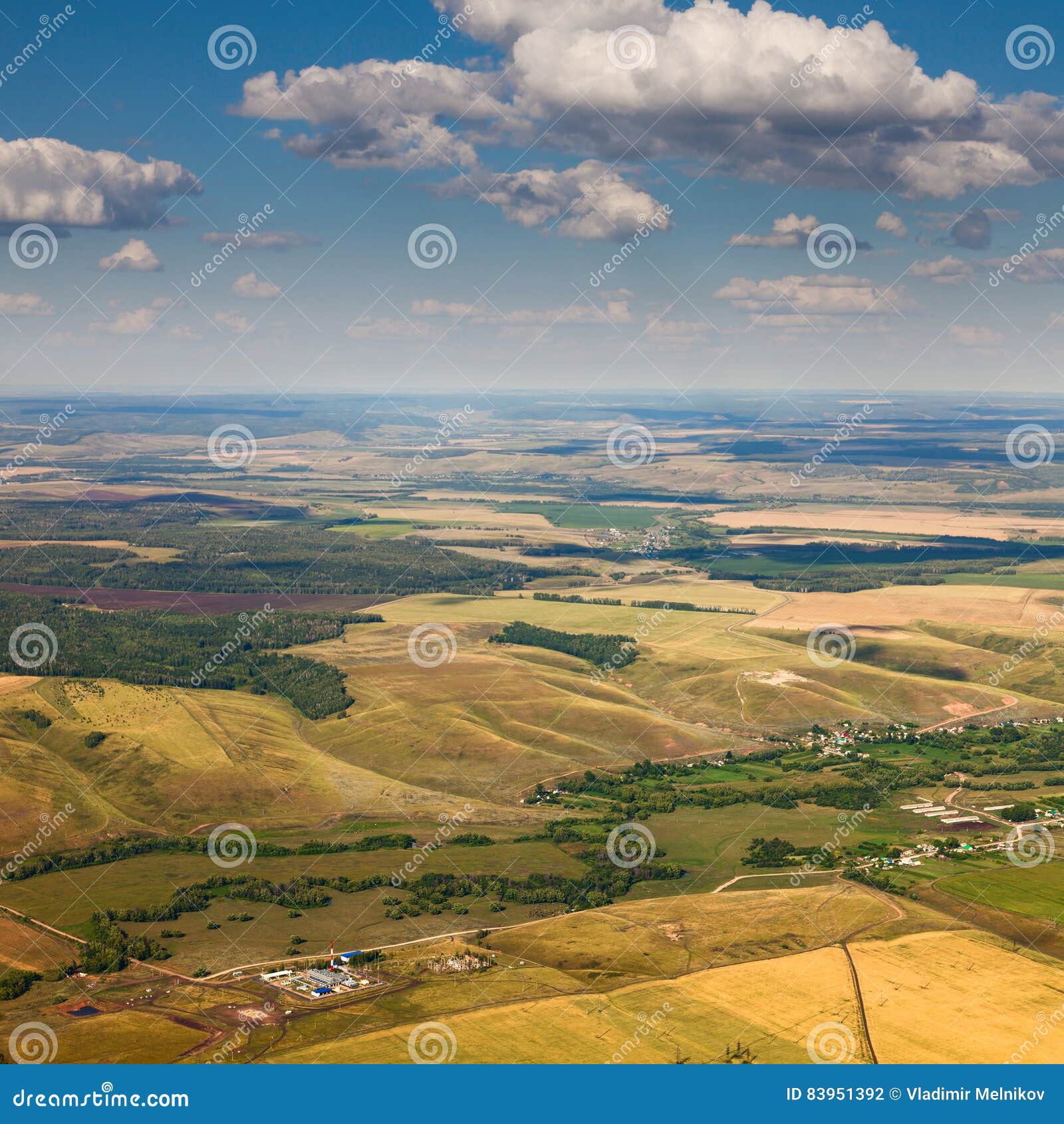 Top View of the Countryside Stock Photo - Image of farm, environment ...
