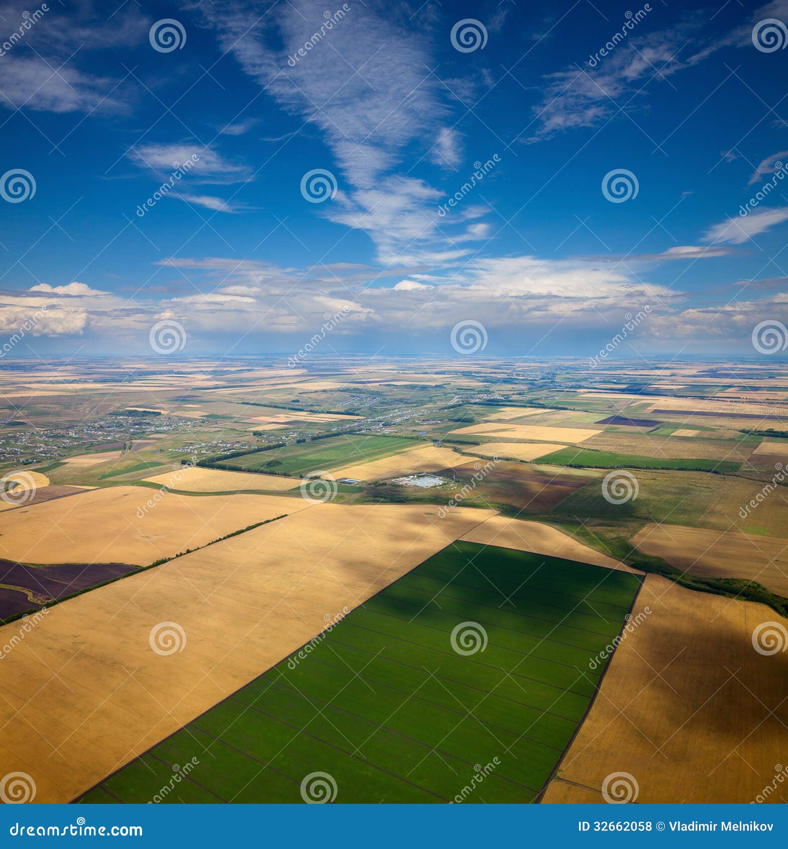 Top View of the Countryside Stock Photo - Image of empty, landscape ...