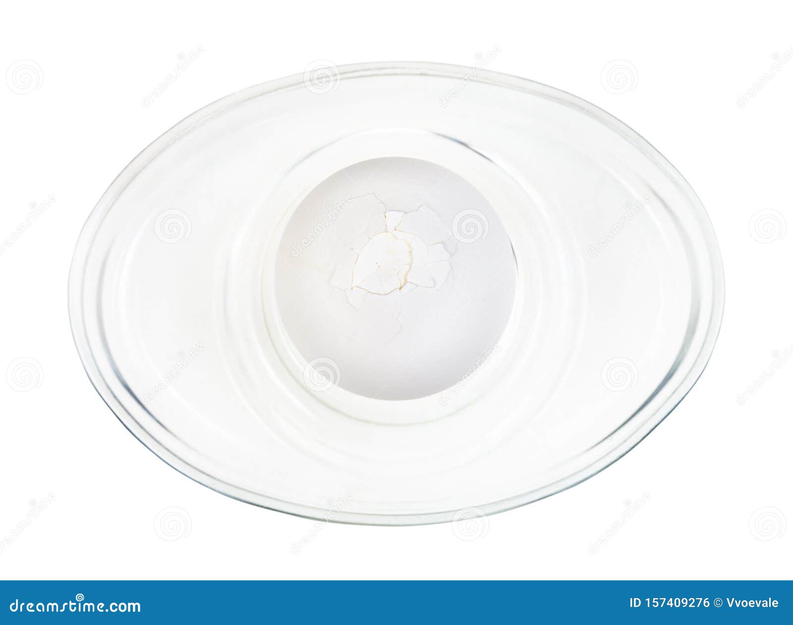 Cracked Boiled Egg.Exploded Egg With Yoke..The Concept Of Improper ...