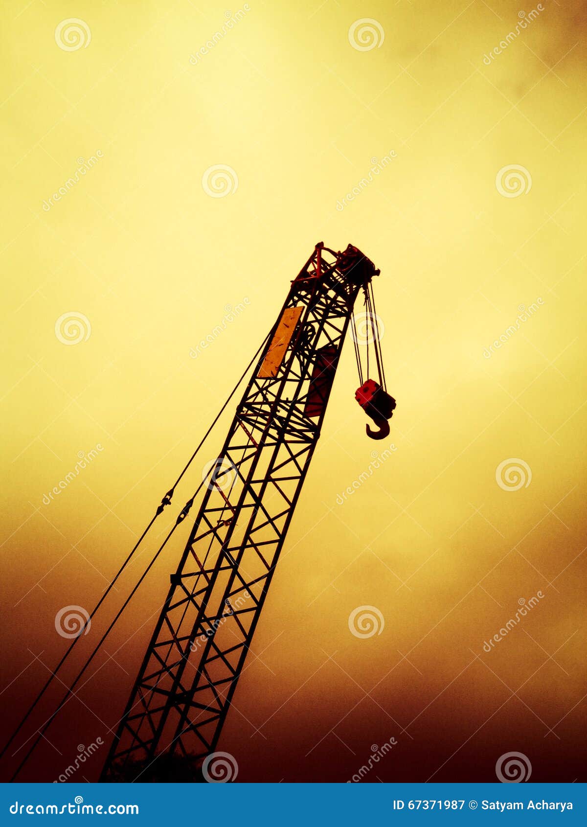 Top view of Crane stock image. Image of dusty, crane - 67371987