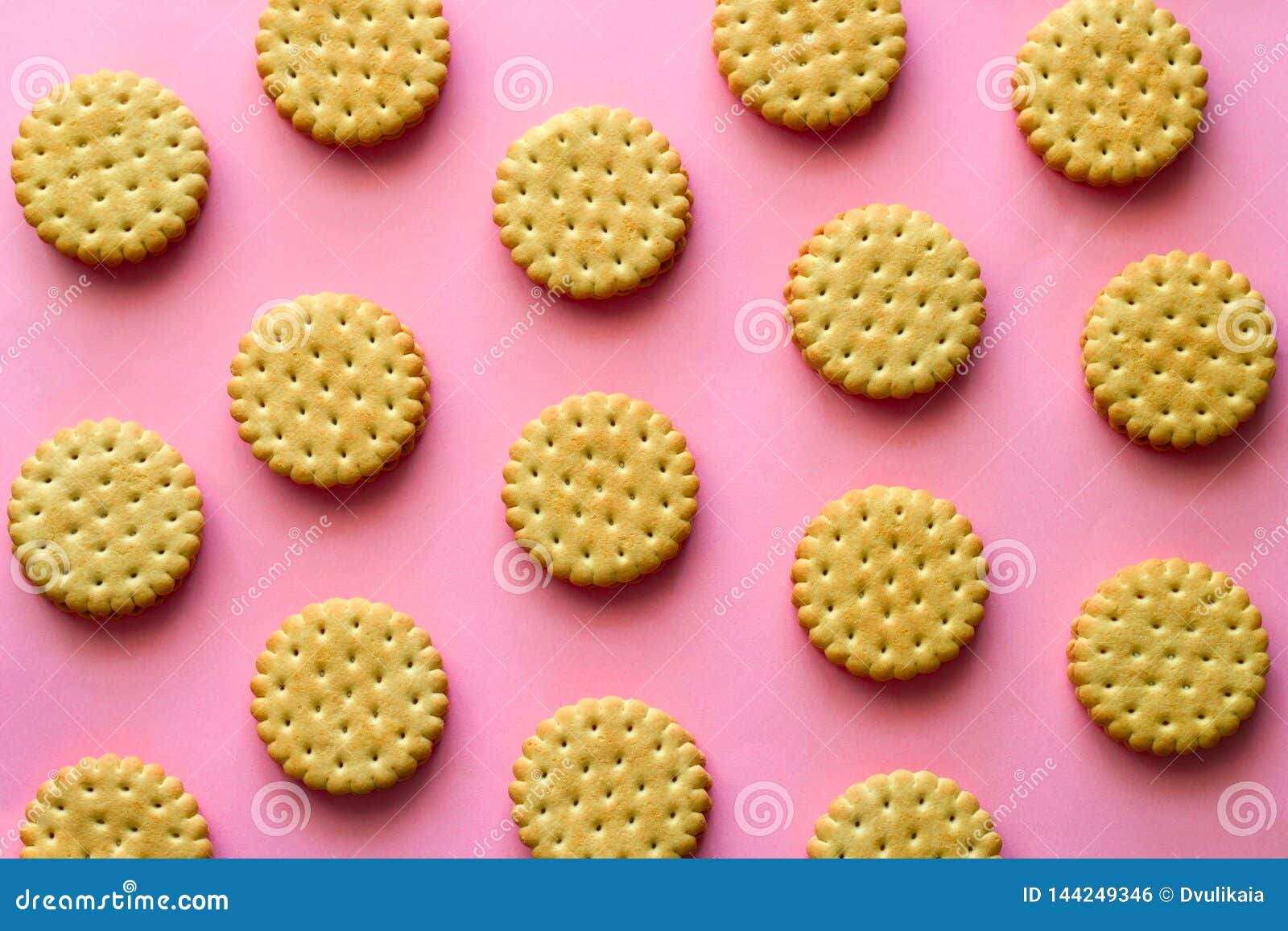 Creative Still Life Flat Lay Cookies Stock Photo - Image of composition ...
