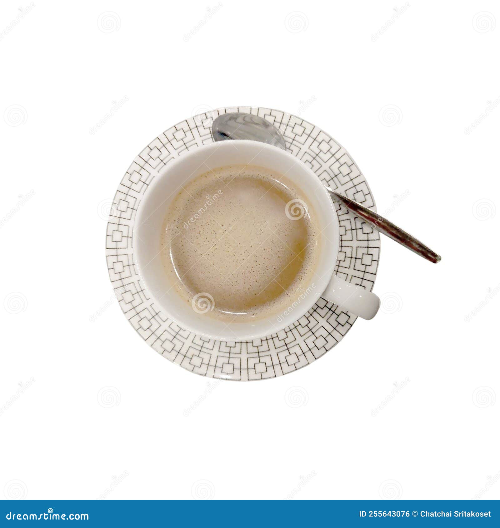 Top View of a Cup of Coffee Stock Photo - Image of cappuccino, fresh ...