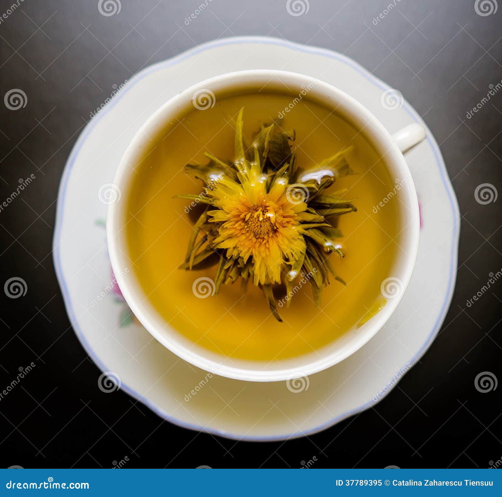 Top view of a cup of tea stock image. Image of prepared - 37789395