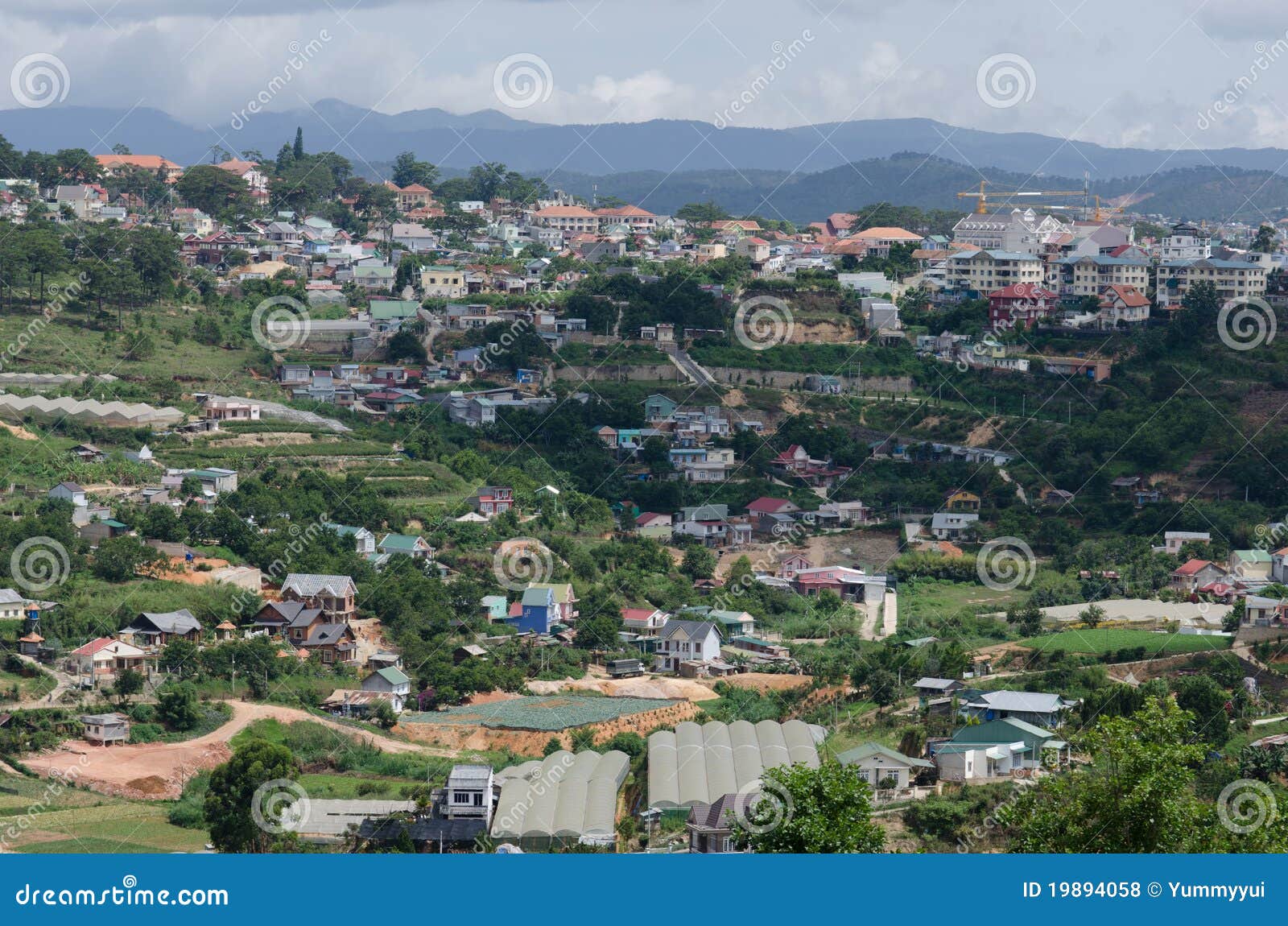 The Top View of the Dalat City Vietnam. Stock Photo - Image of dalat ...