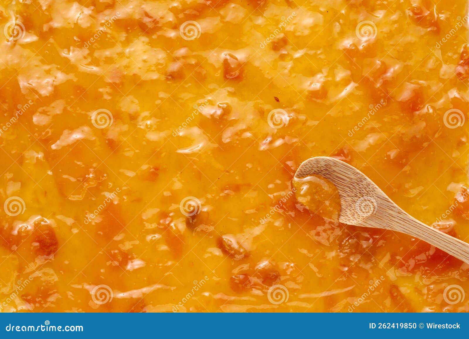 Top View of a Delicious Apricot Jam Texture Stock Photo - Image of ...