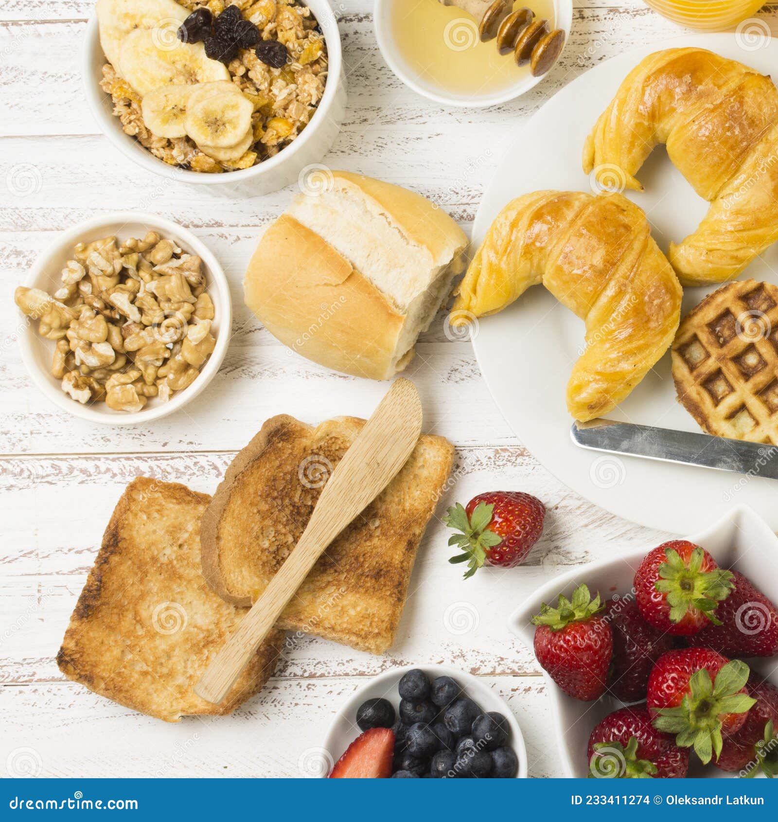 Top View Delicious Breakfast. High Quality Photo Stock Photo - Image of ...