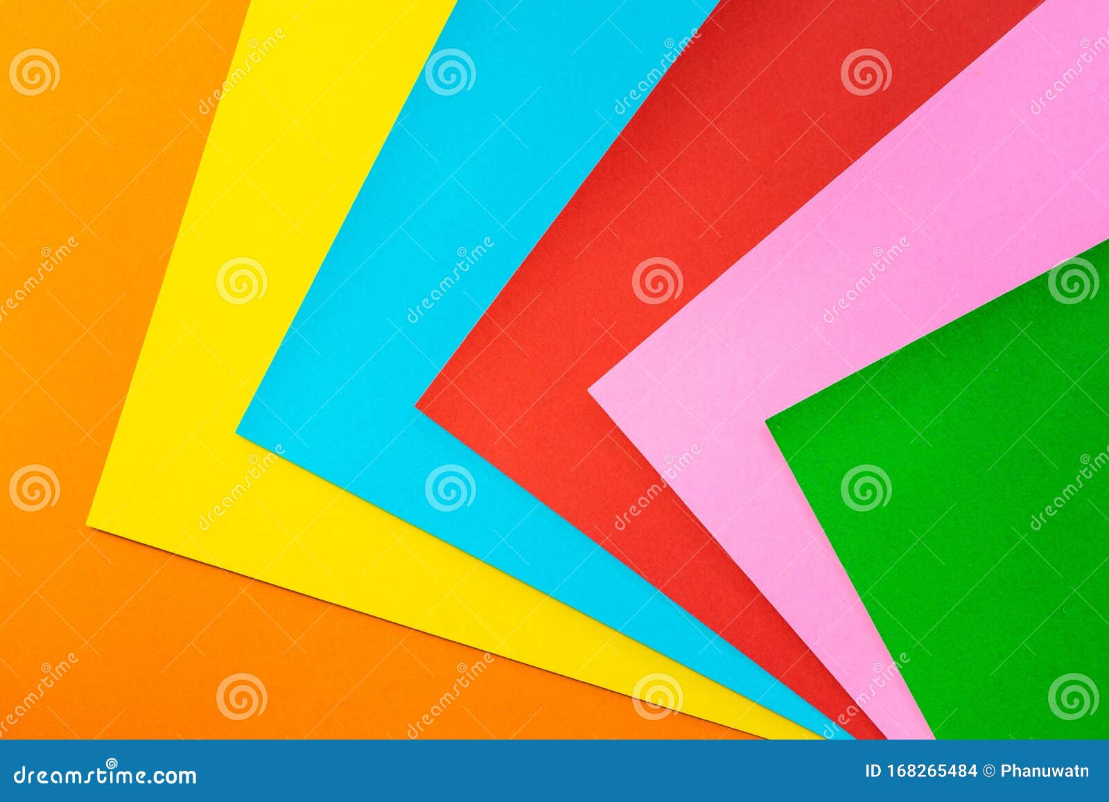 Different Color of Hard Paper for Design Stock Photo - Image of blank ...