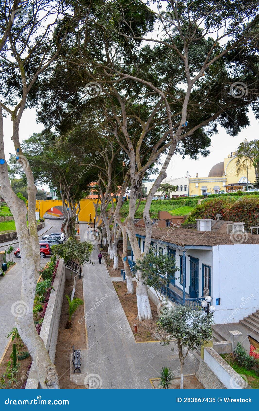 Top View of the District of Barranco, Peru. Editorial Image - Image of ...