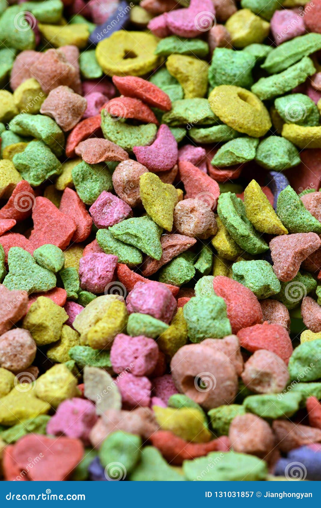 A Top View of a Dog Food Texture/Background Stock Image - Image of ...