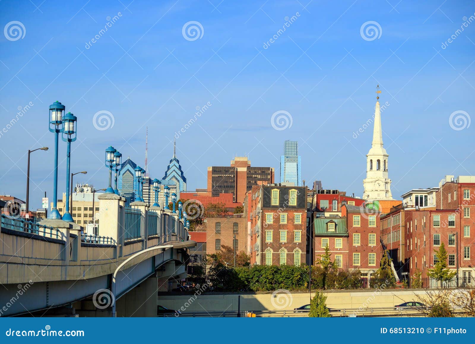 Top View of Downtown Skyline Philadelphia Stock Photo - Image of scenic ...