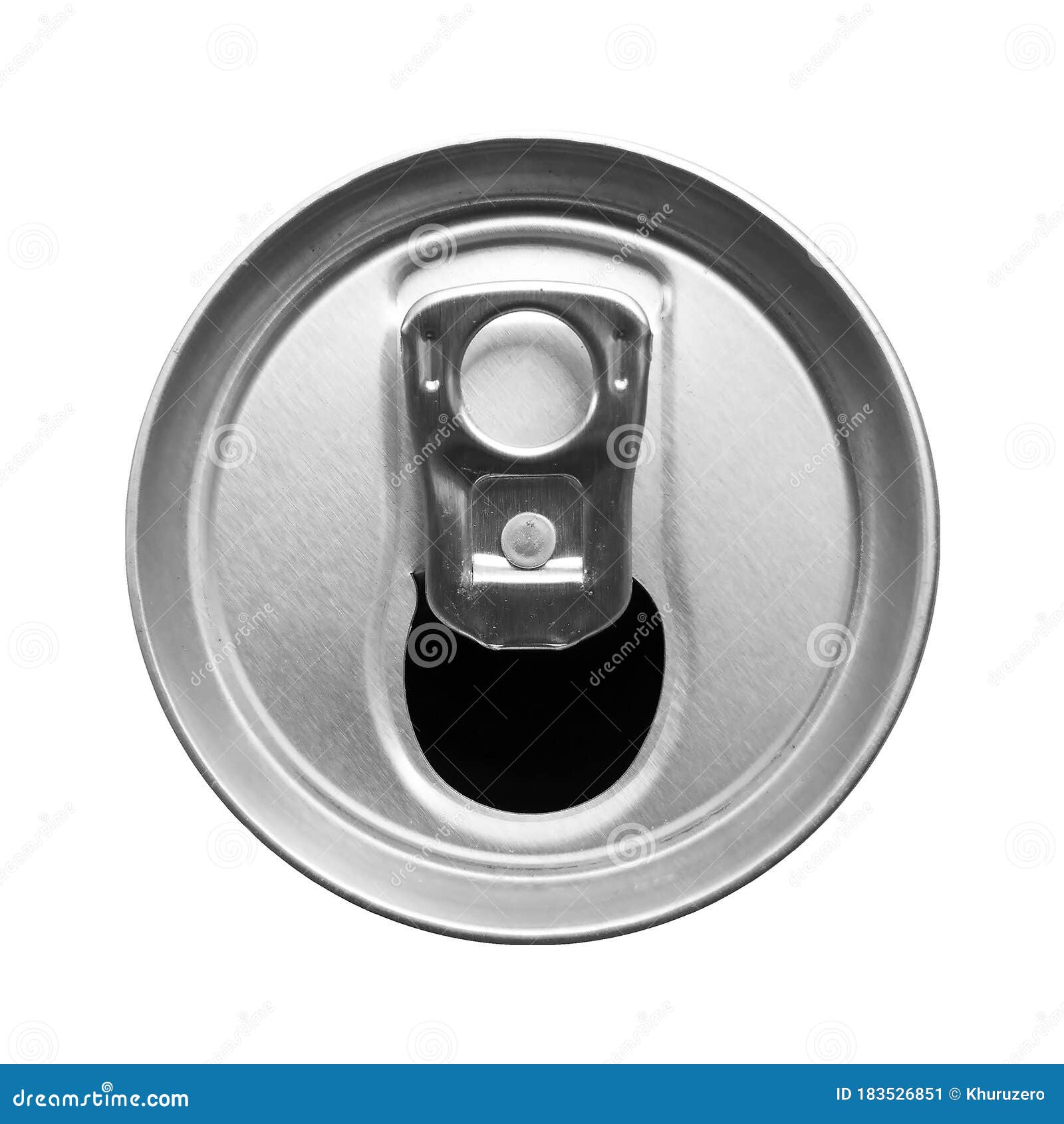 Top view of drink can stock image. Image of beverage - 183526851