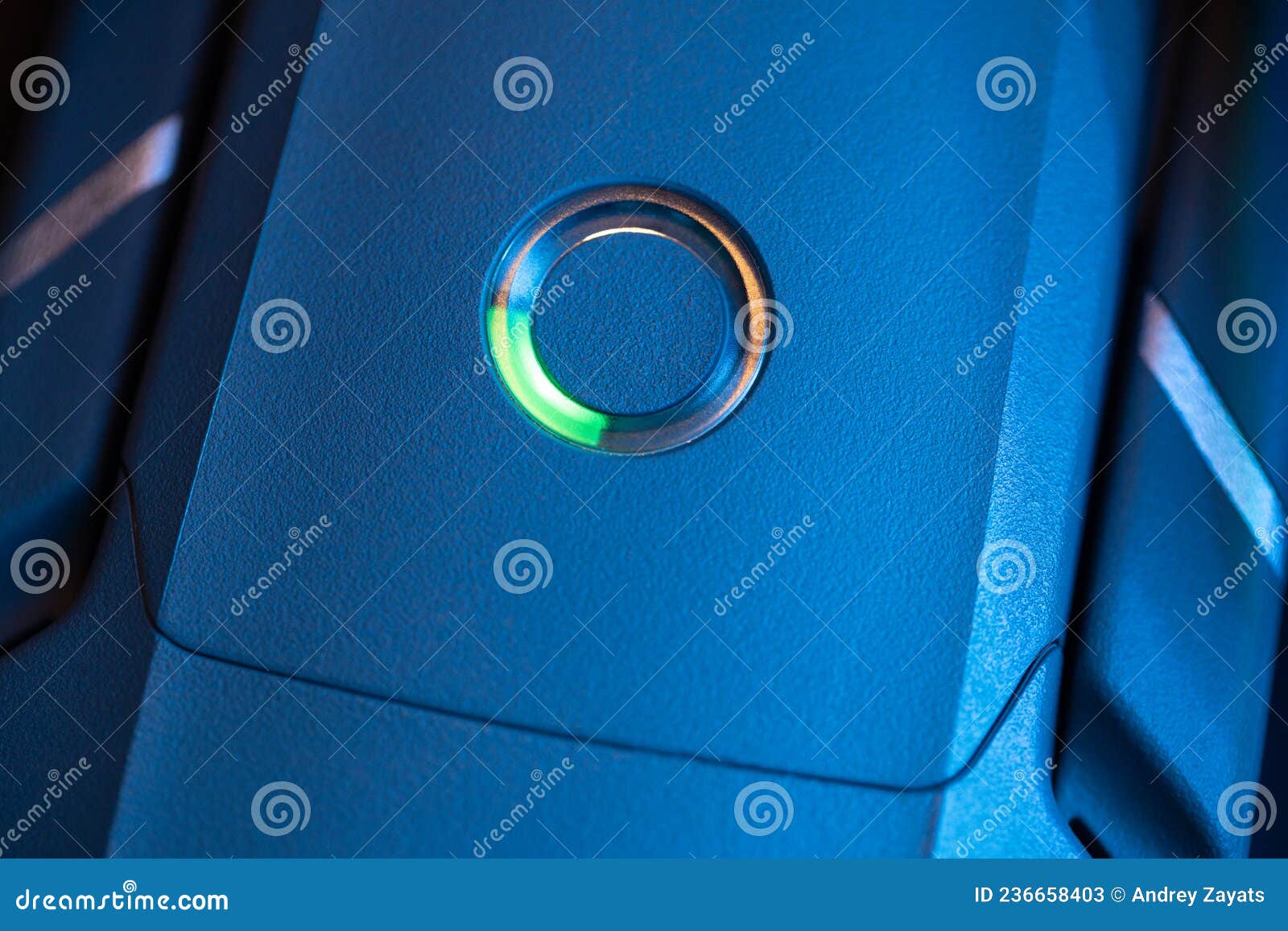 Top View of the Drone Body, Power Button with Charge Indicator, Battery ...