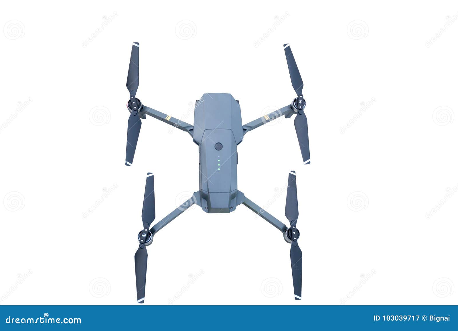 Top view of Drone Isolated stock image. Image of transportation - 103039717