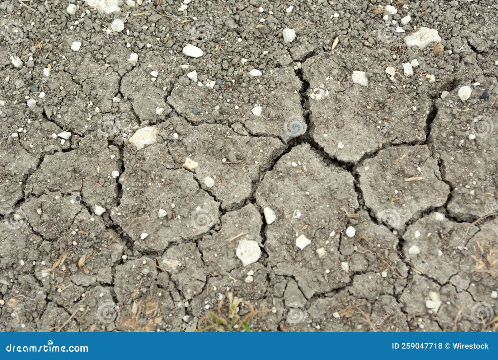 Top View of the Dry and Cracked Earth Stock Photo - Image of soil, view ...