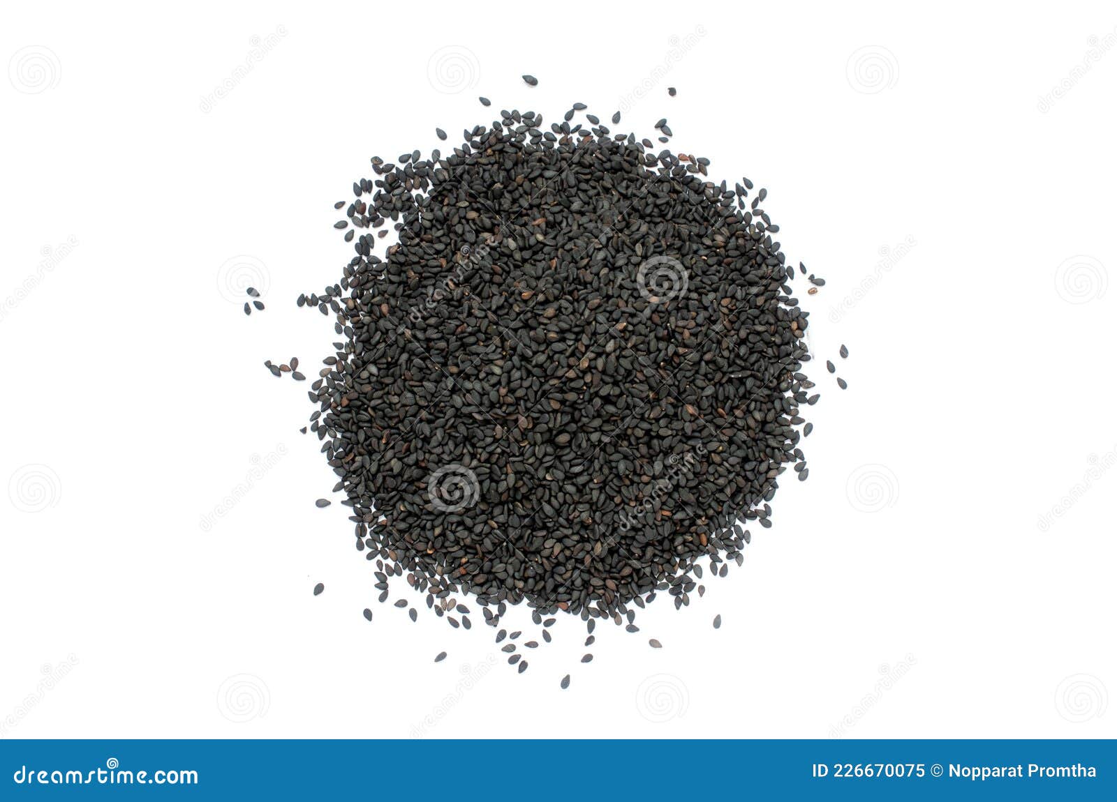 Top View of Dry Organic Black Sesame Seed Pile Stock Image - Image of ...