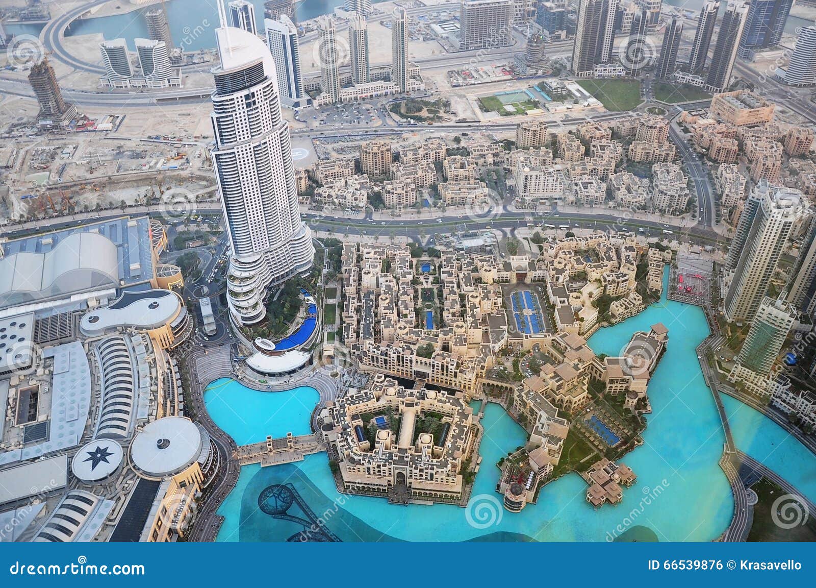 Top View of Dubai. UAE stock photo. Image of modern, emirates - 66539876