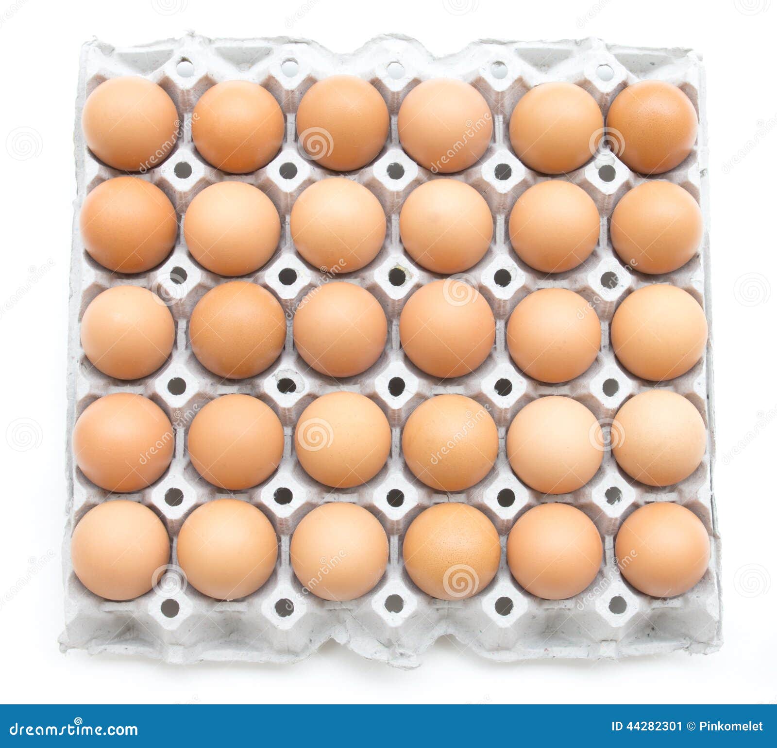 Top view for egg in box stock image. Image of background - 44282301