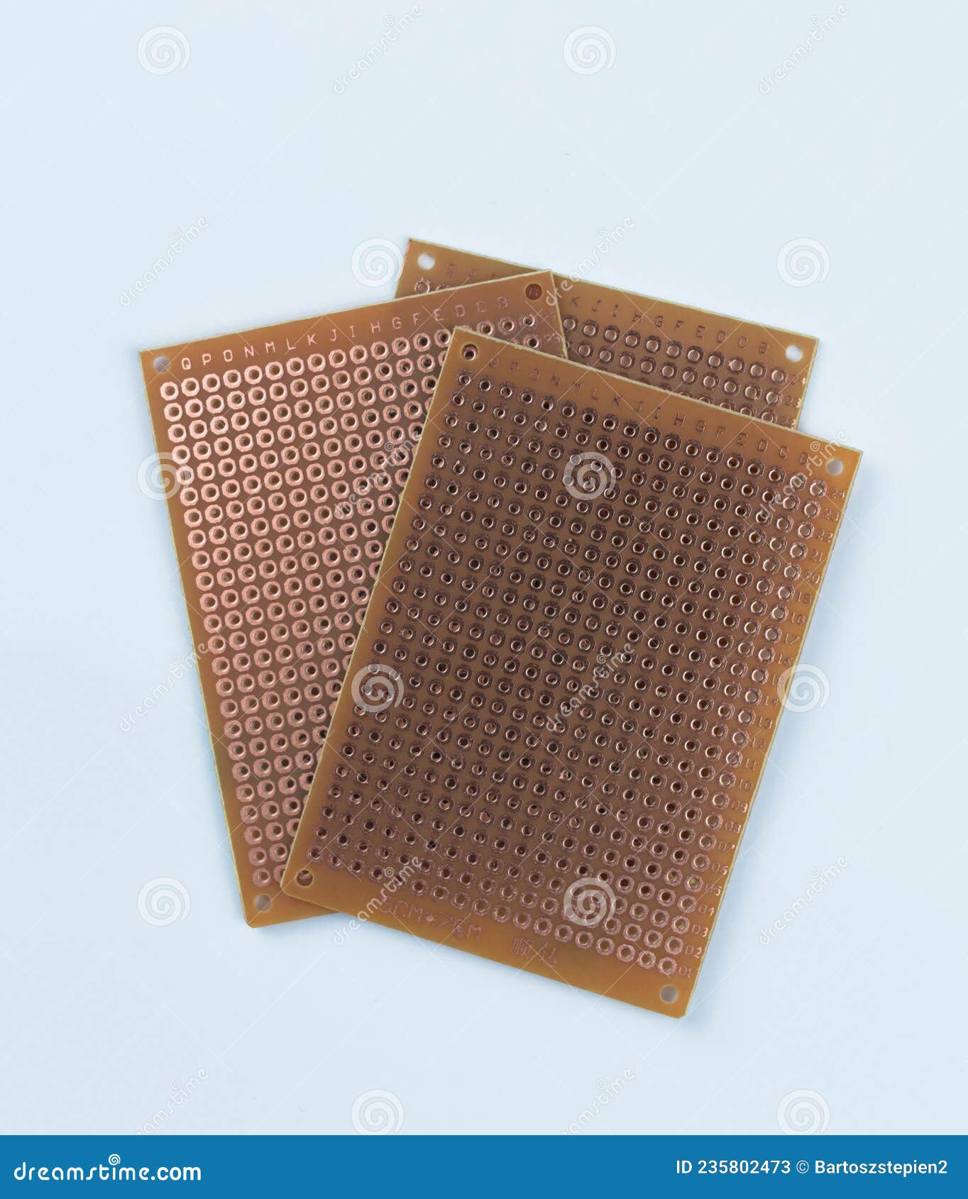 Top View of Electronic Components Such As PCB Stock Image - Image of ...