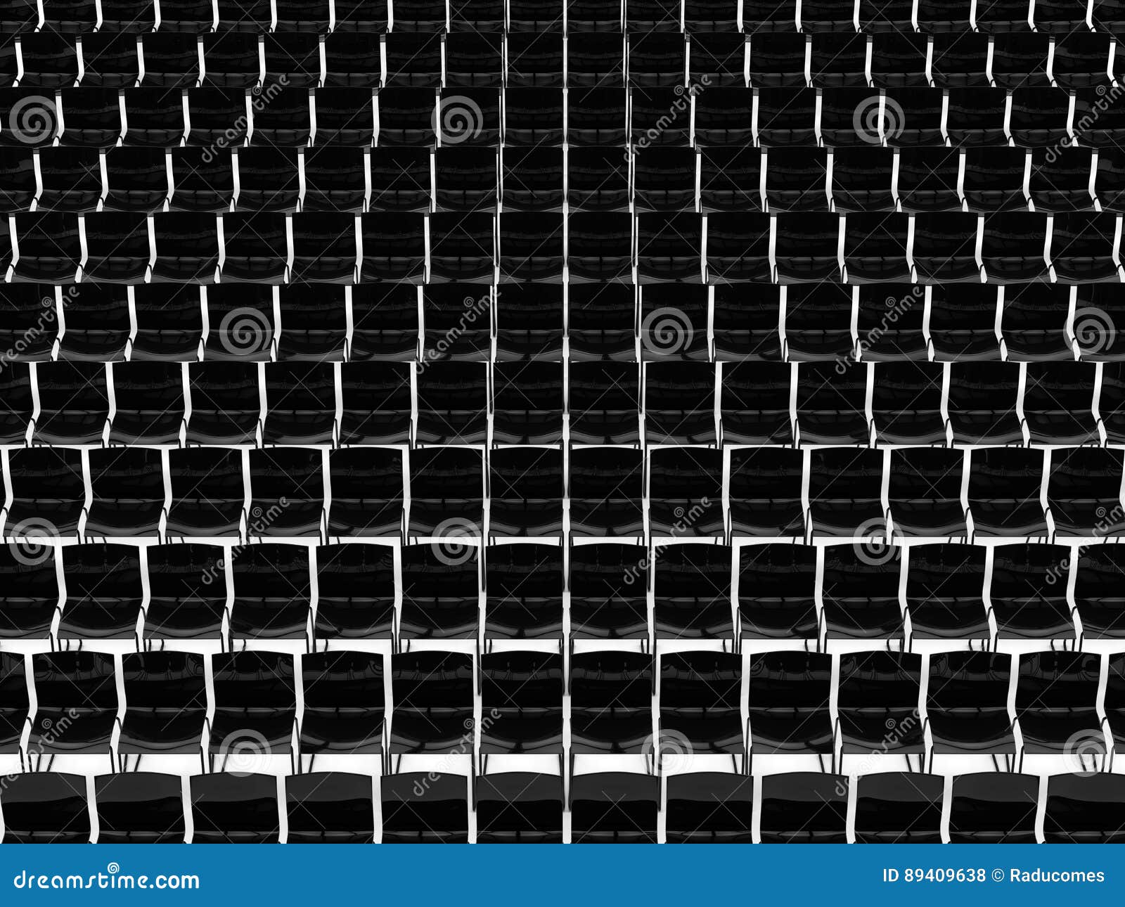 Top View - Empty Conference Hall Stock Illustration - Illustration of ...