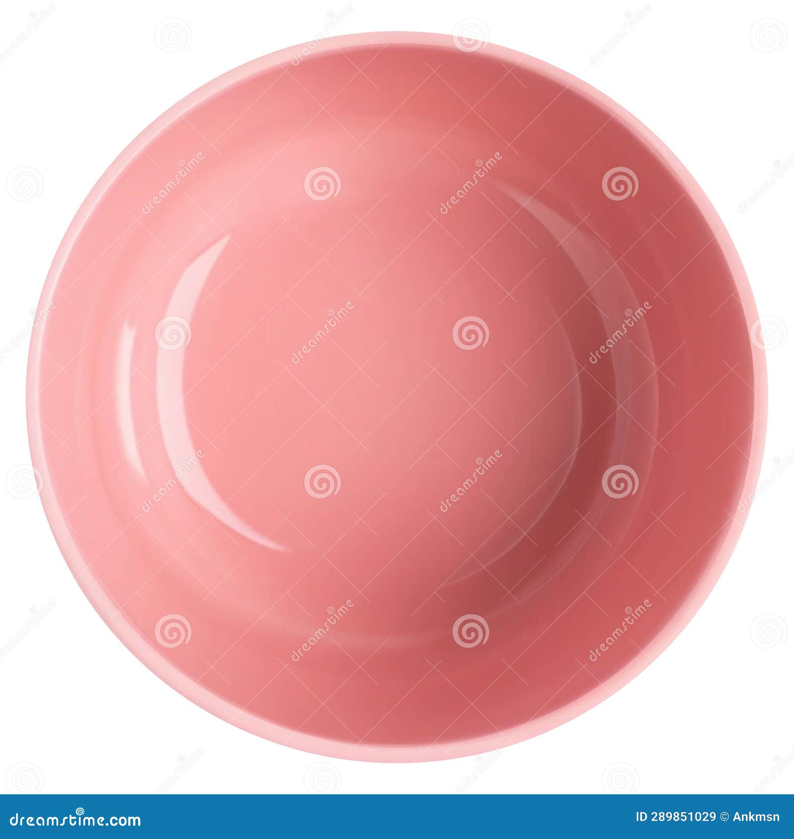 Top View of Empty Plate Isolated on Background. Dish Cut Out Stock ...