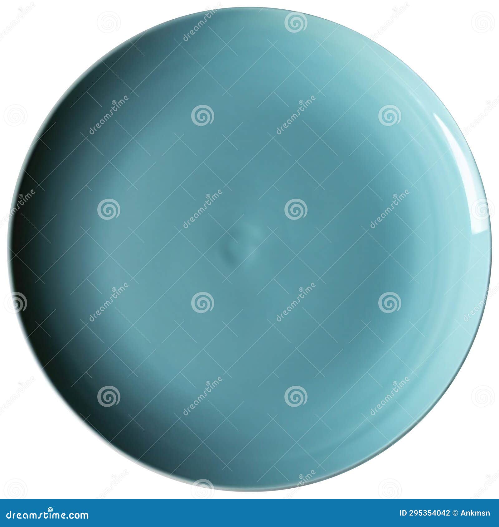 Top View of Empty Plate Isolated on Background. Dish Cut Out Stock ...