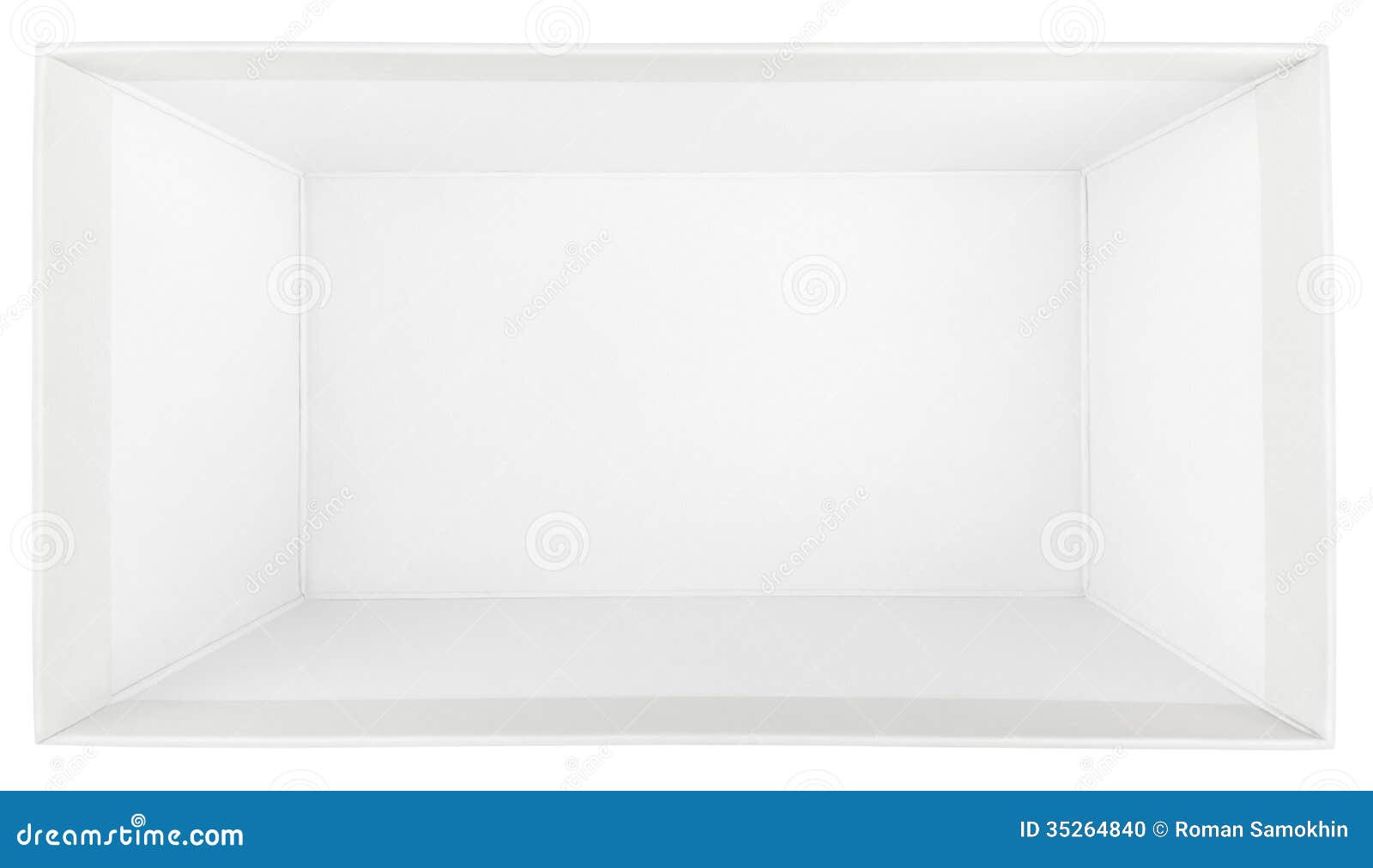 Top view of empty shoe box stock photo. Image of large - 35264840