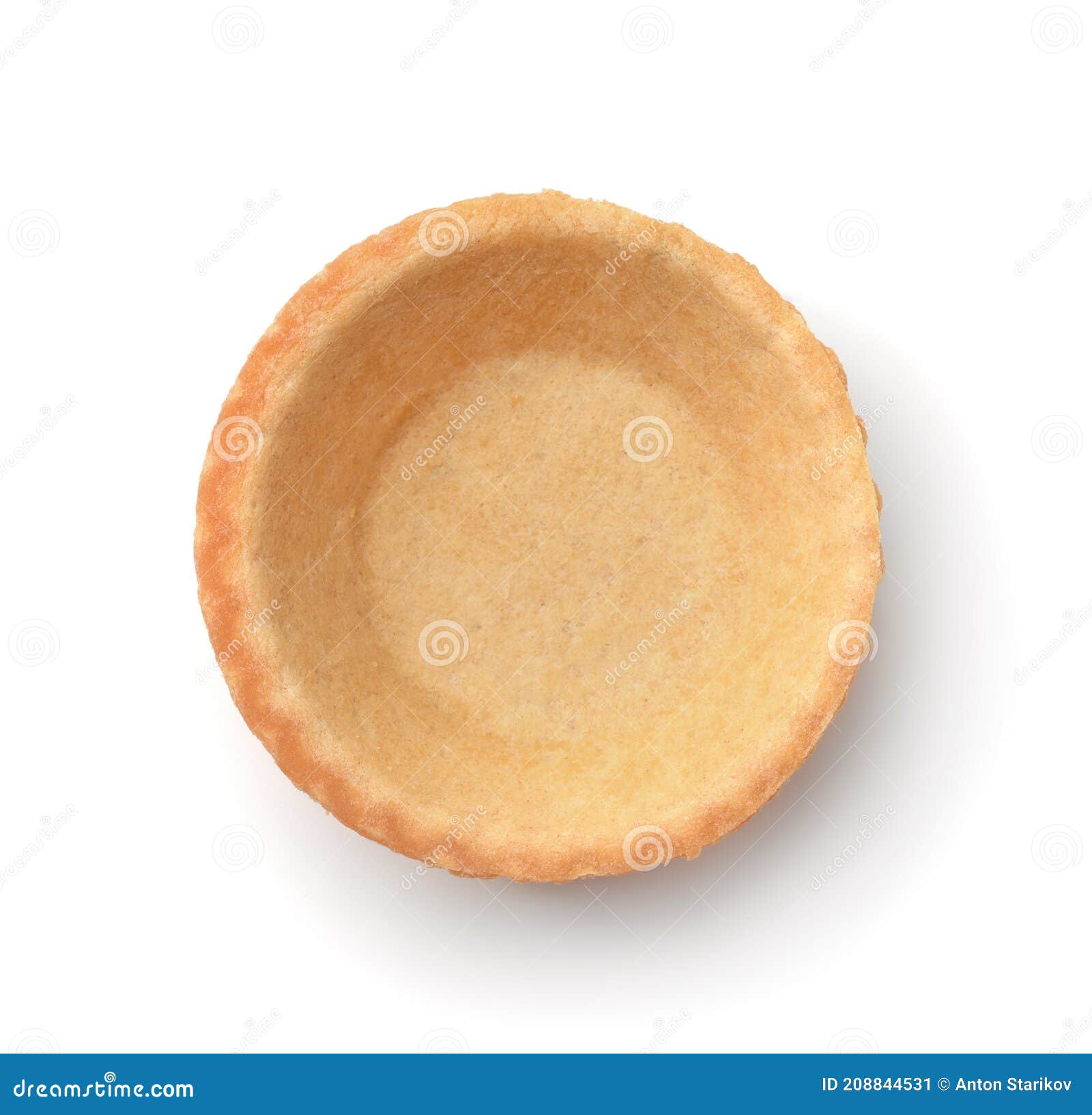 Top View of Empty Tart Shell Stock Image - Image of ingredient, empty ...