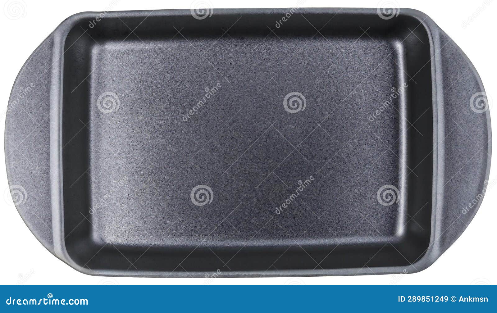Top View of Empty Tray Isolated on Background Stock Illustration ...