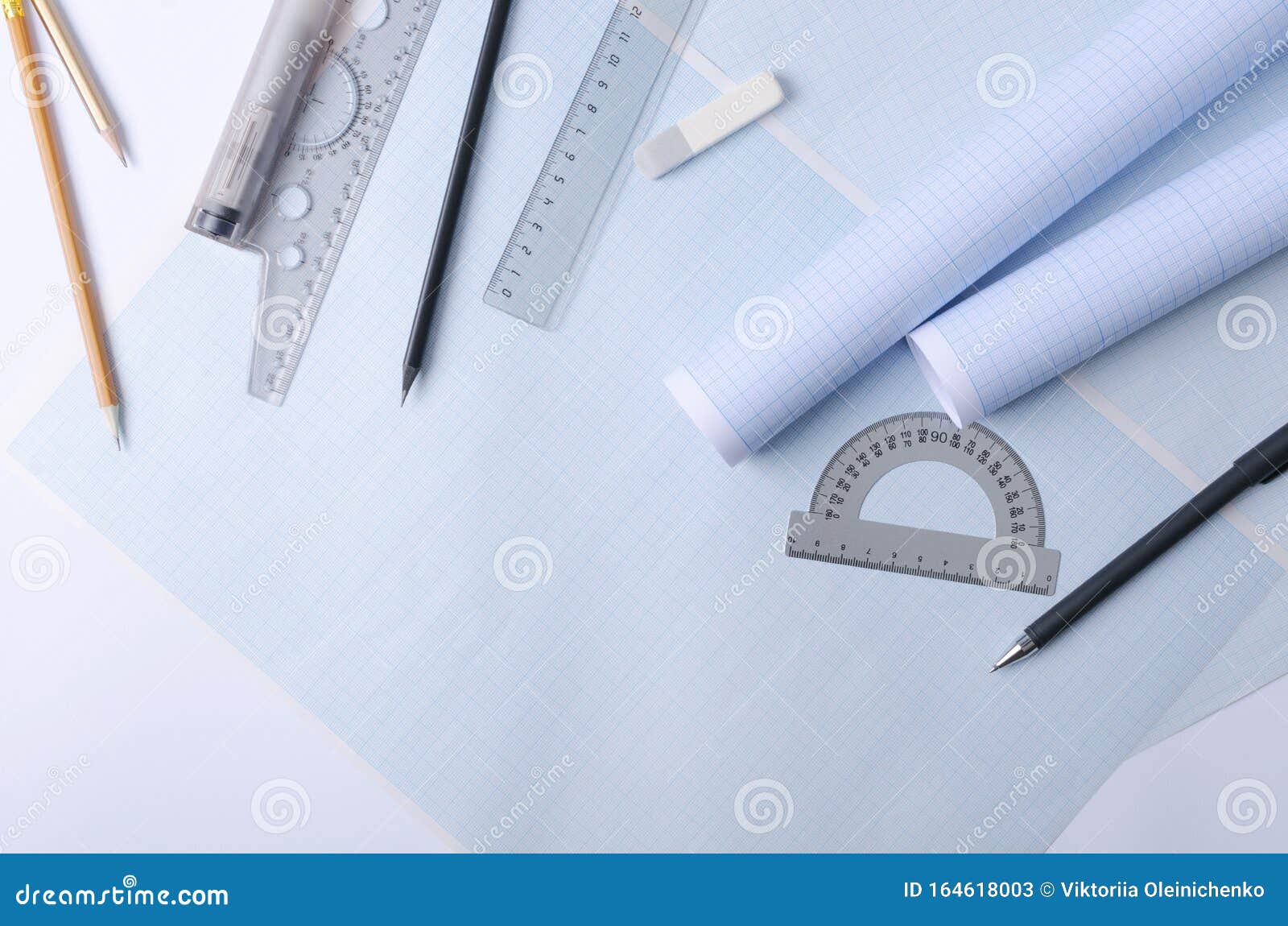 Blank Blueprint Paper Drafting Stock Photos - Download 238 Royalty Free ...