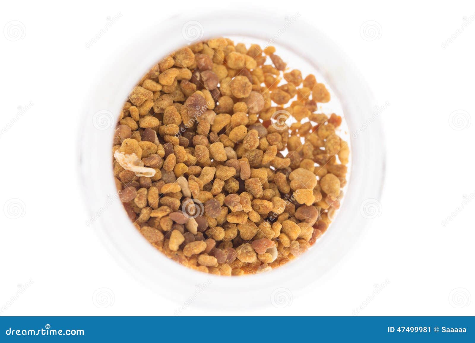 Top View of Entire Bee Pollen Jar Stock Image - Image of pollen, entire ...