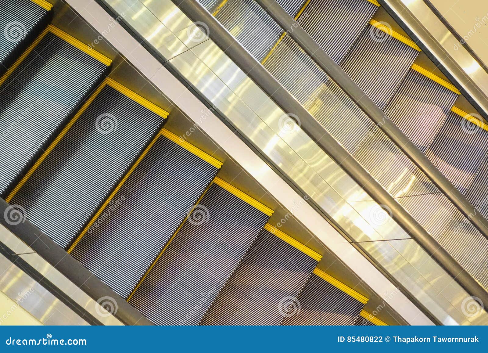 Top View Of The Escalator Royalty-Free Stock Photography ...
