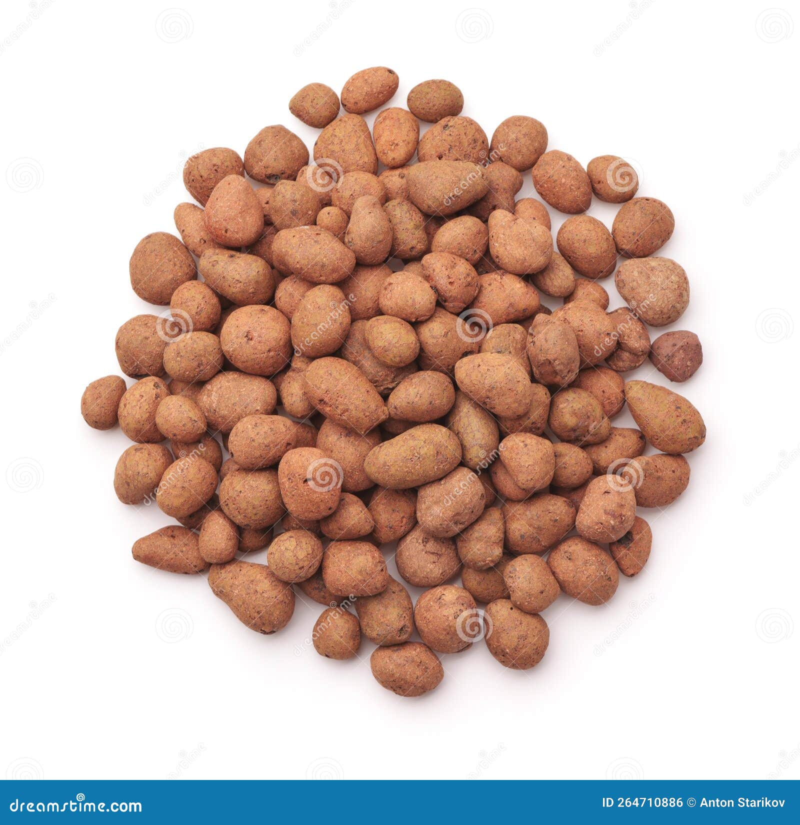Top View of Expanded Lightweight Clay Pebbles Stock Photo - Image of ...
