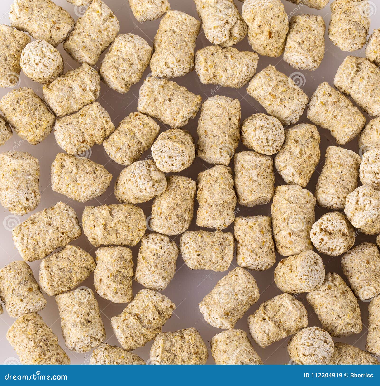 Top View Of Extruded Wheat Bran Pellets Royalty-Free Stock Image ...