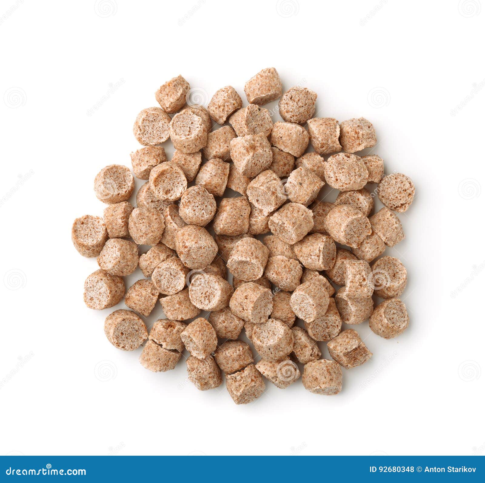 Top View of Extruded Wheat Bran Pellets Stock Photo - Image of ...
