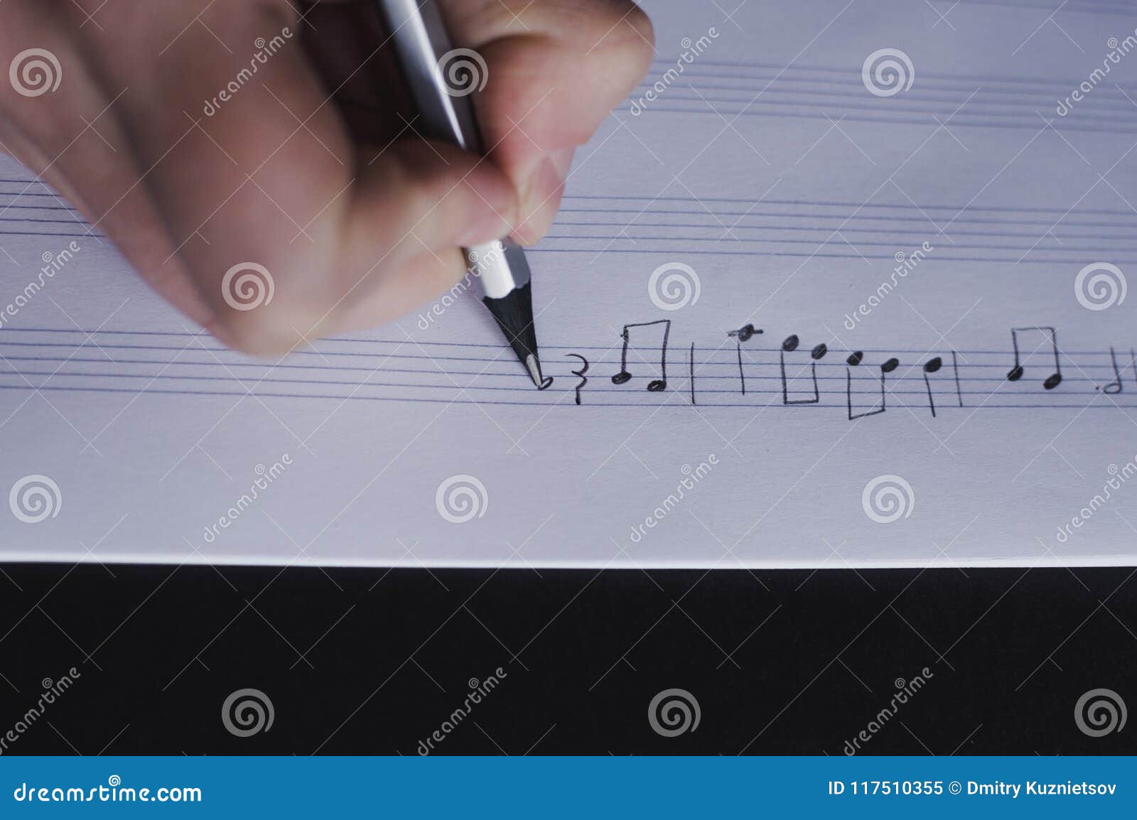Music Education Note Copy Space Process Stock Image - Image of ...