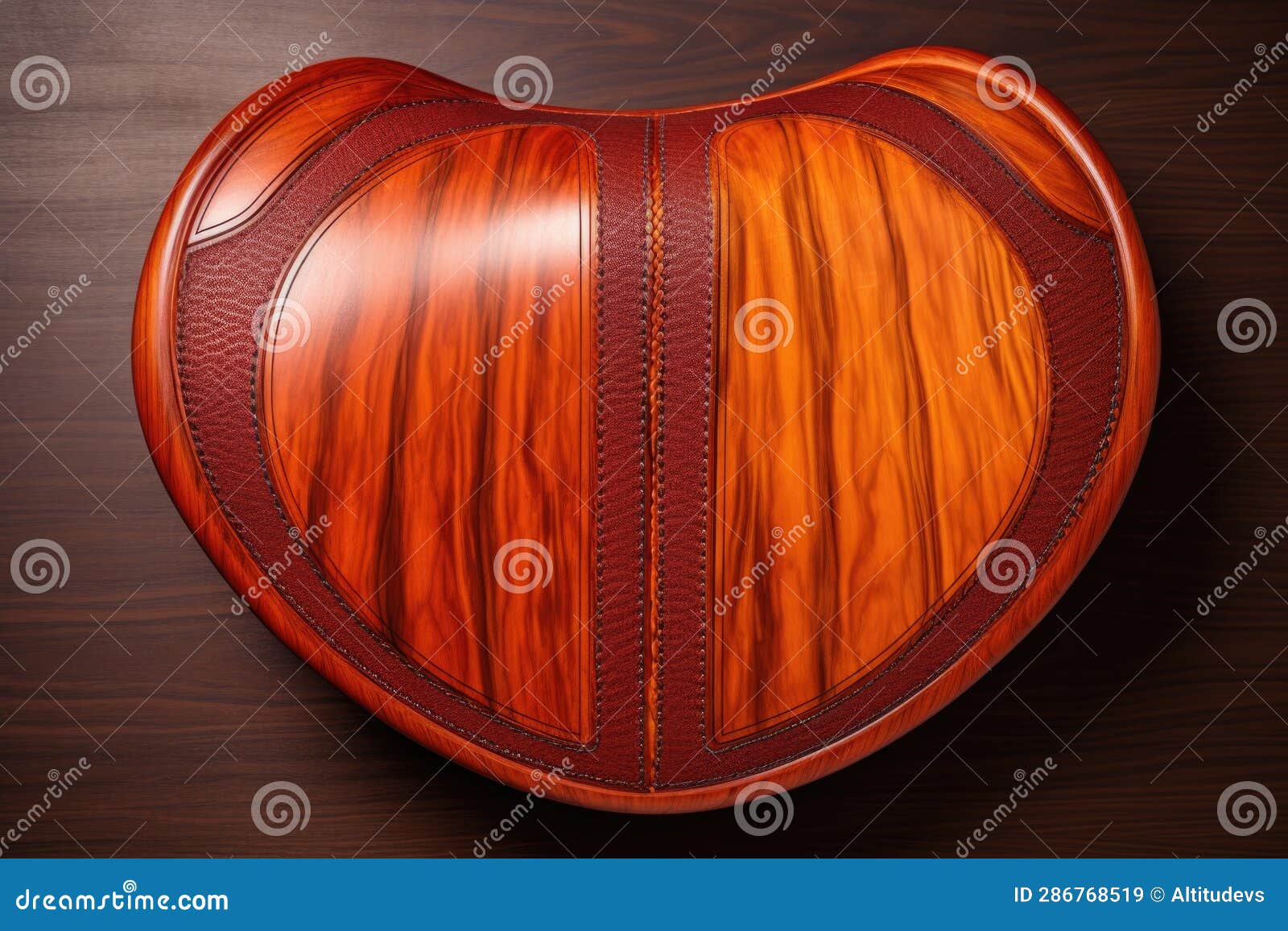 Top View of a Finished Saddles Seat Stock Image - Image of ...