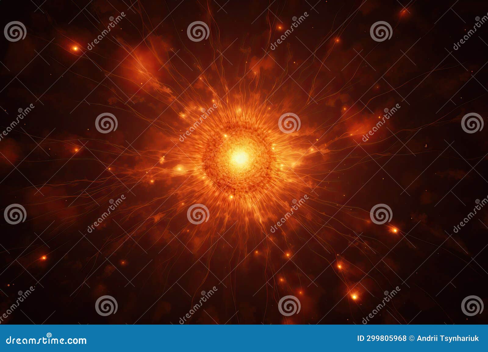 Top View of Fireworks Explosion. Stock Photo - Image of phenomenon ...