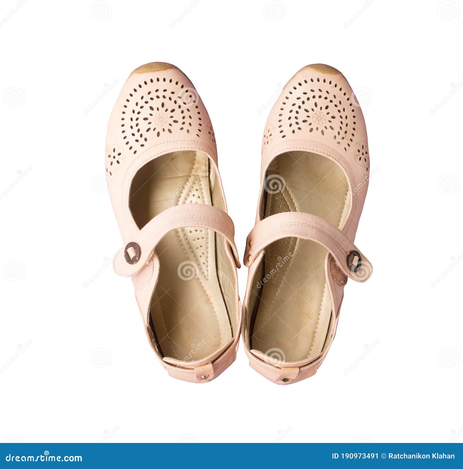 Top View of Flat Shoes for Women Stock Image - Image of pointy, heel ...