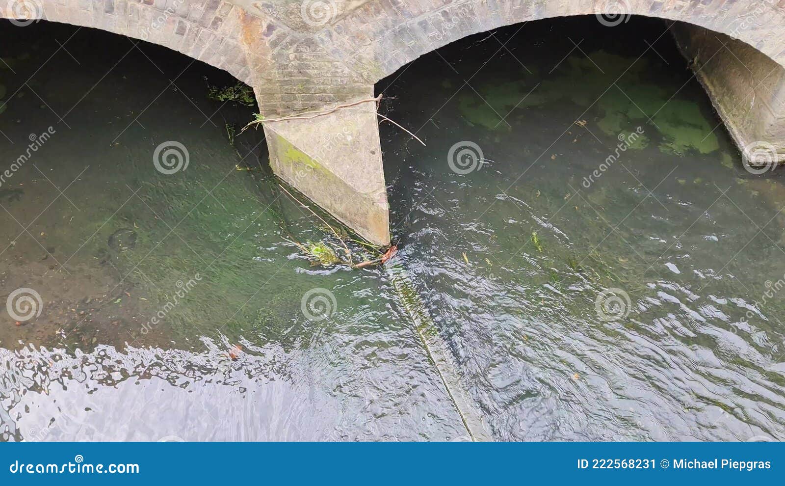 Top View on Floating Water in a Sewer Stock Video - Video of drain ...