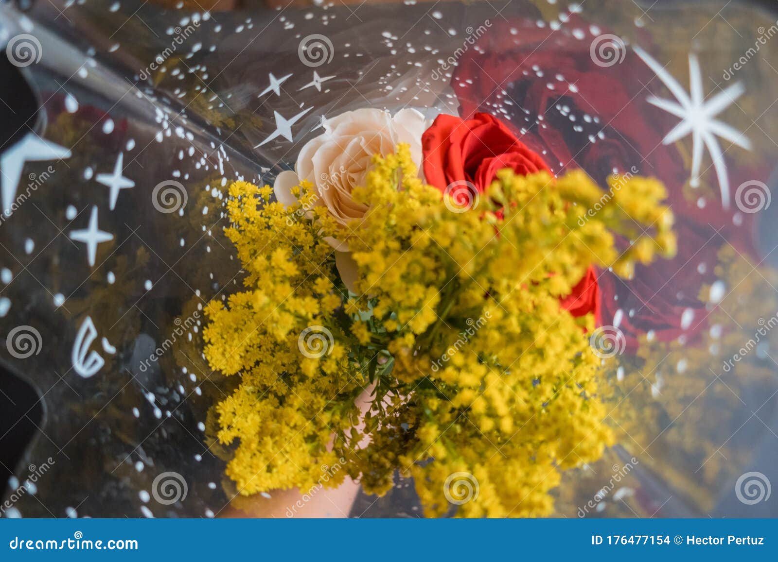 Top View of Flower Arrangement Stock Photo - Image of love, ceremony ...